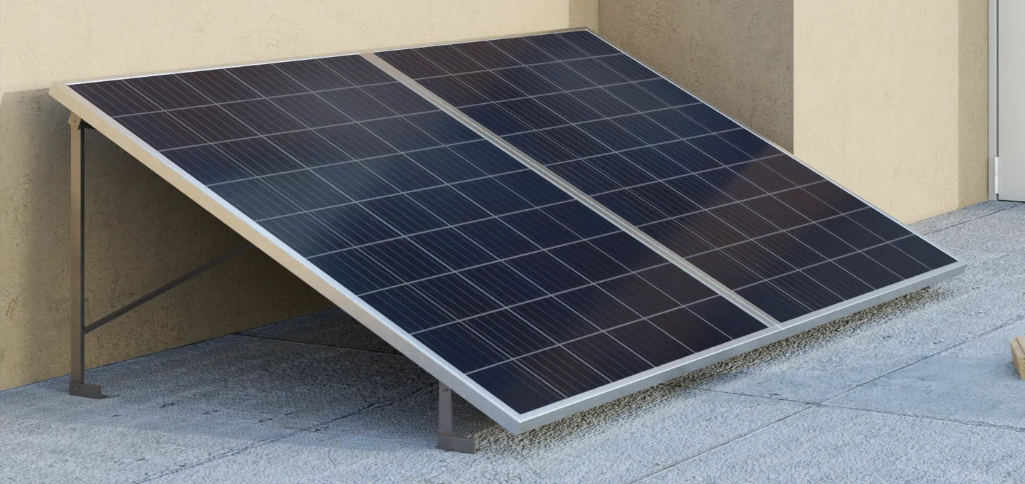 Azotea con paneles solares Energy