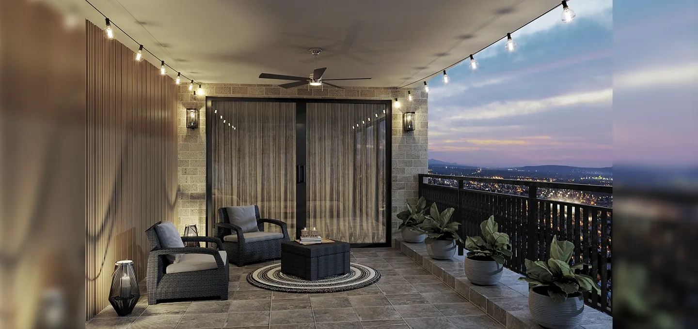 Balcón moderno Lumen