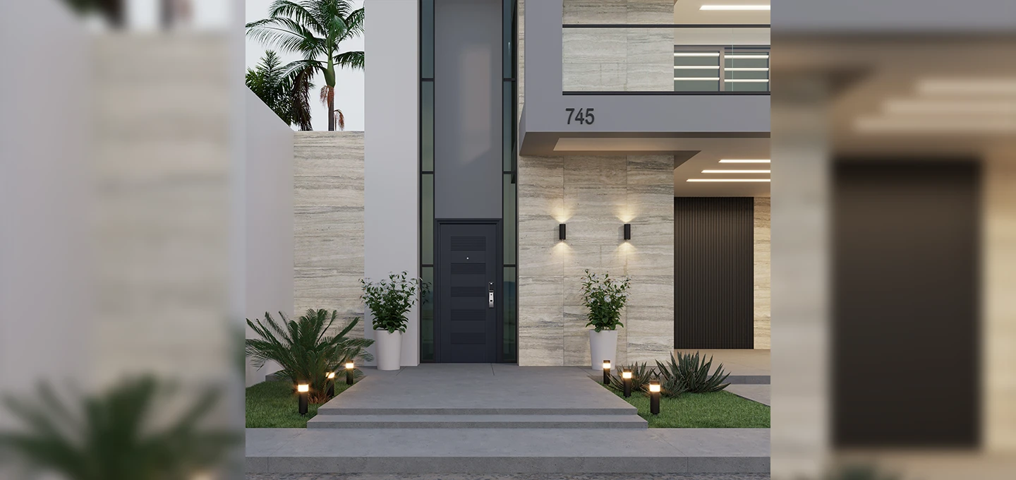 Fachada de casa Urban