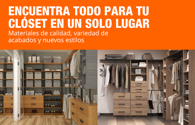 Clósets Y Roperos Modernos A Medida The Home Depot