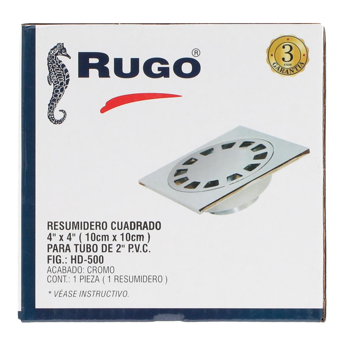 RESUMIDERO CUADRADO 2.9 X 10 X 10 CM PLATA RUGO | The Home Depot México ...