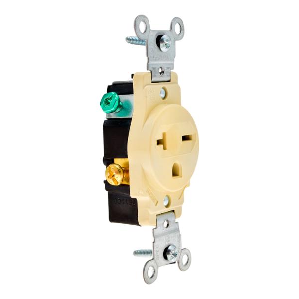 CONTACTO SENCILLO BEIGE IVORY LEVITON | The Home Depot México