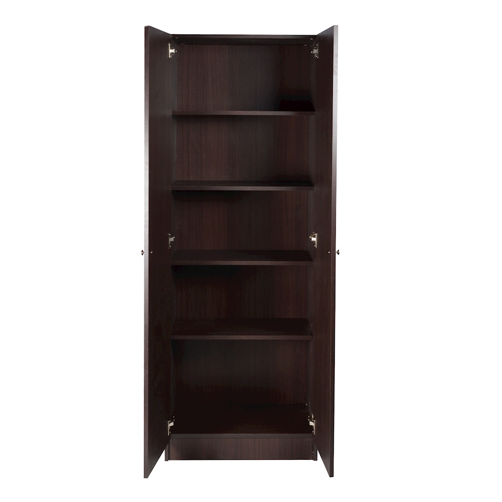 ESTANTE MULTIUSOS DE MADERA 180 X 60 X 30 CM CHOCOLATE | The Home Depot ...