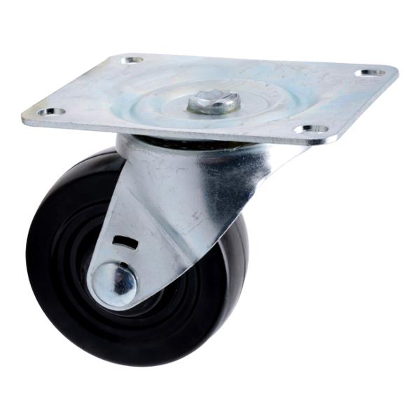 RUEDA DE BASE GIRATORIA USO RUDO DE 3 PULGADAS NEGRO | The Home Depot ...