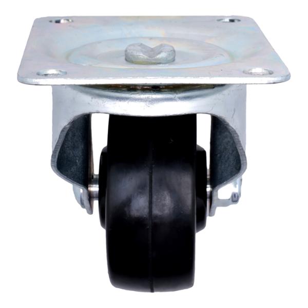 RUEDA DE BASE GIRATORIA USO RUDO DE 3 PULGADAS NEGRO | The Home Depot ...