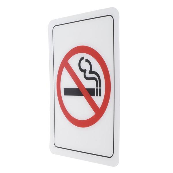 LETRERO DE PLÁSTICO PARA PARED \"NO FUMAR 18 X 13 CM | The Home Depot ...