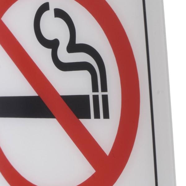 LETRERO DE PLÁSTICO PARA PARED \"NO FUMAR 18 X 13 CM | The Home Depot ...
