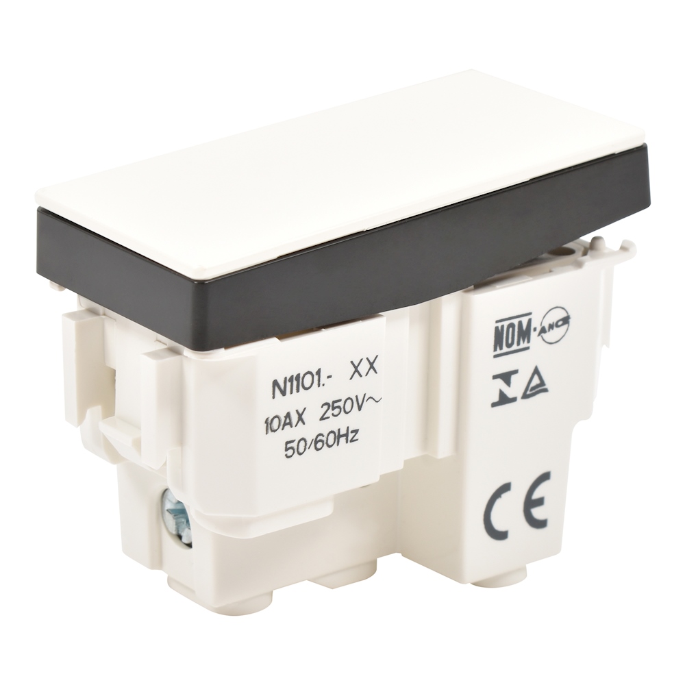 APAGADOR SENCILLO 250 VOLTS 10 AMPERES BLANCO | The Home Depot México