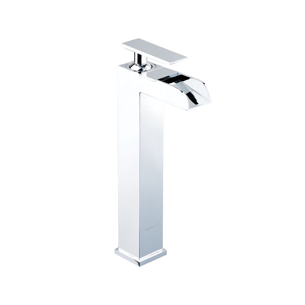 LLAVE BERLÍN MONOMANDO ALTA PARA LAVABO DE BAÑO 26.8 CM CROMO PULIDO ...