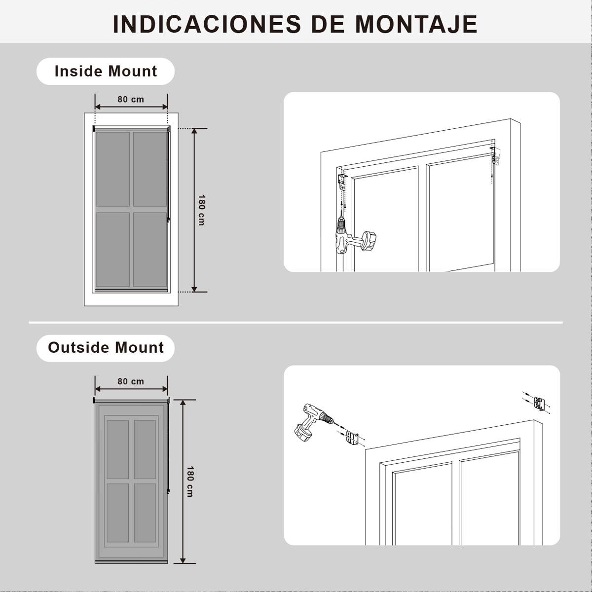 PERSIANA ENROLLABLE BLACKOUT DE 100 X 180 CM MARFIL | The Home Depot ...