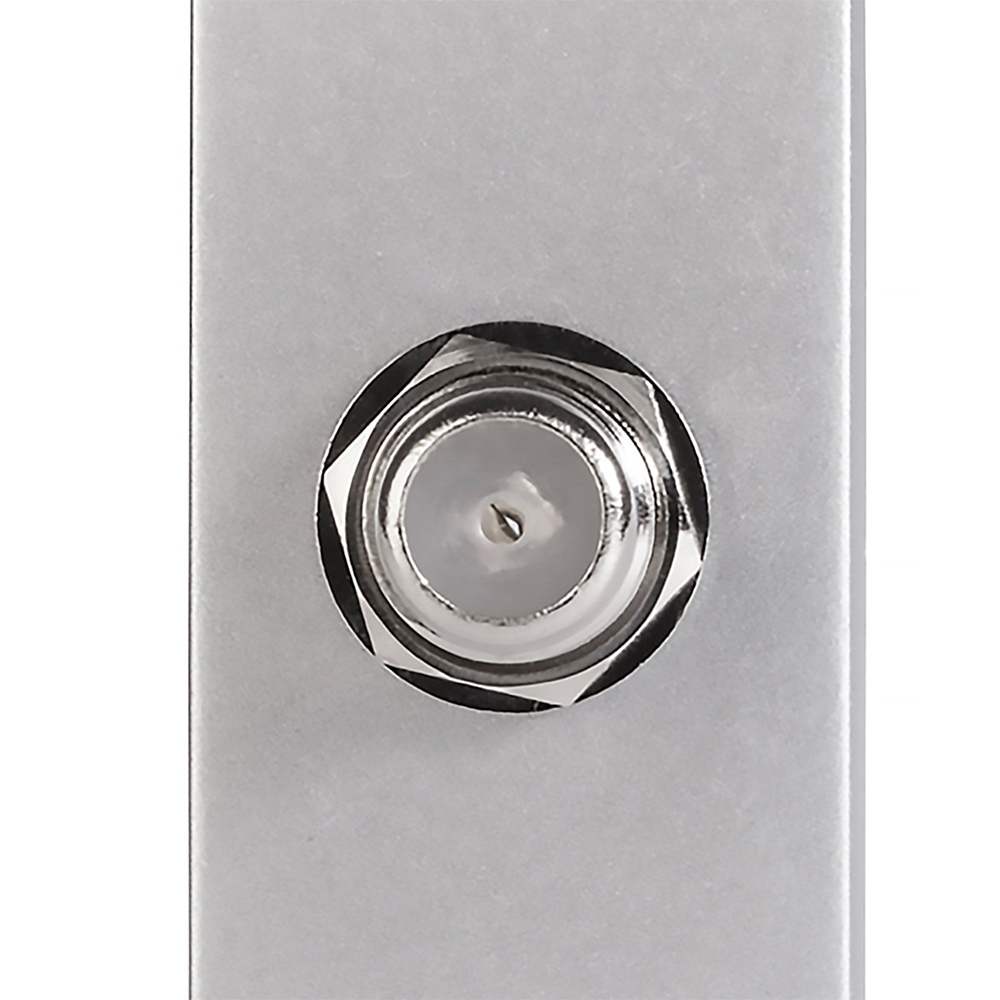 TOMA PARA ANTENA TV COAXIAL 1 MÓDULO TIPO F PLATA ESTÉVEZ | The Home ...