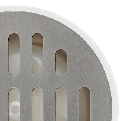 RESUMIDERO REDONDO 4-5/8 PULGADAS BLANCO RUGO | The Home Depot México