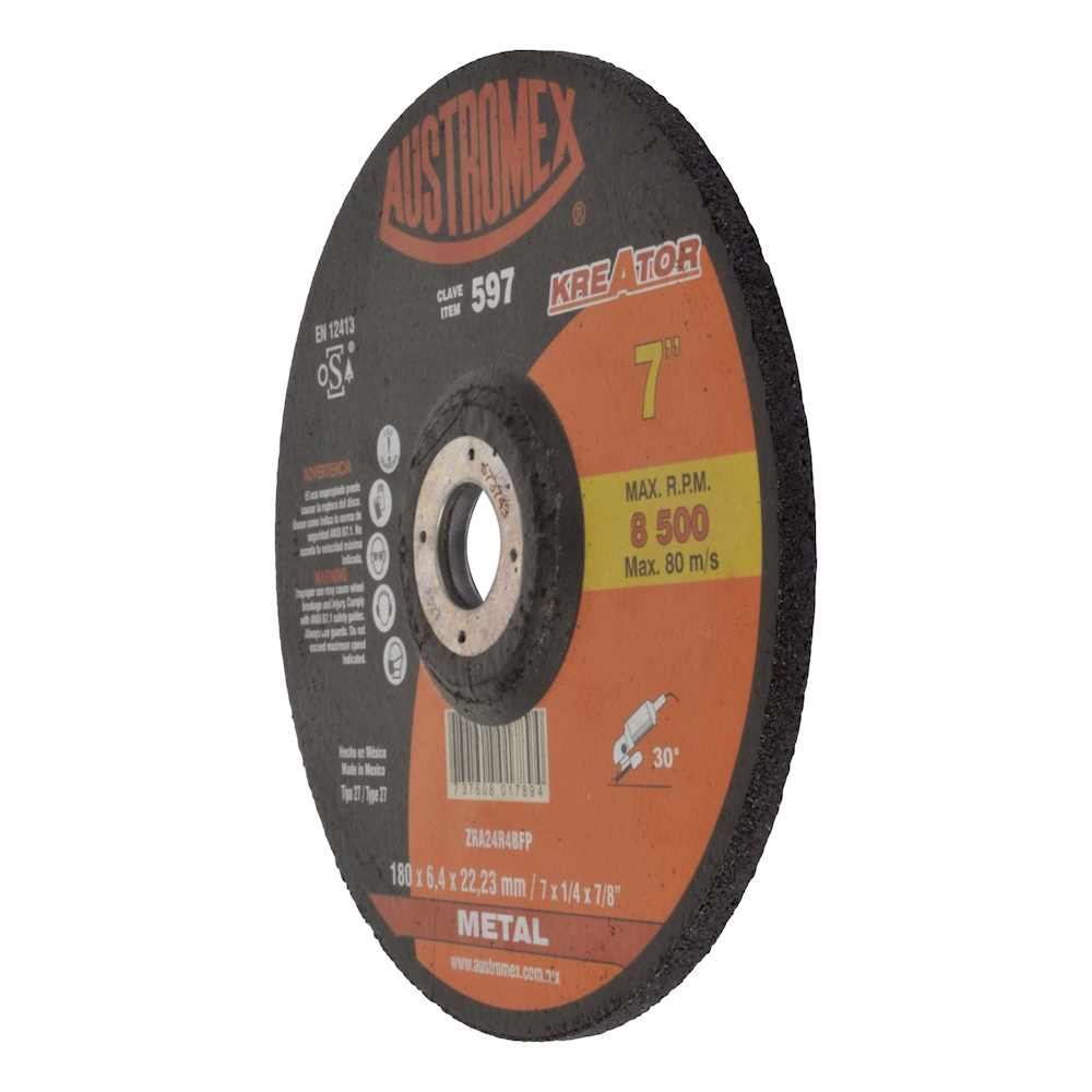 DISCO DE DESBASTE PARA ACERO DE 7 PULGADAS | The Home Depot México