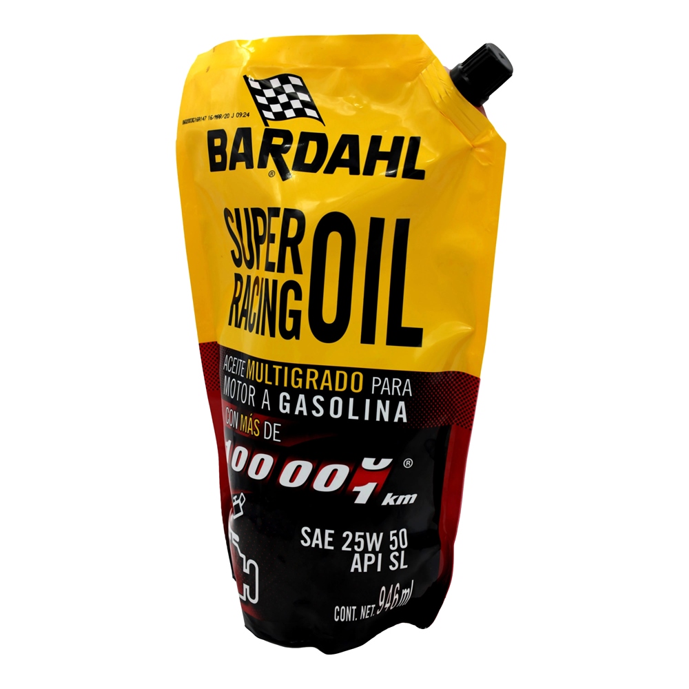 ACEITE MULTIGRADO PARA MOTOR A GASOLINA 25W50 DOYPACK 946 ML BARDAHL | The Home Depot México