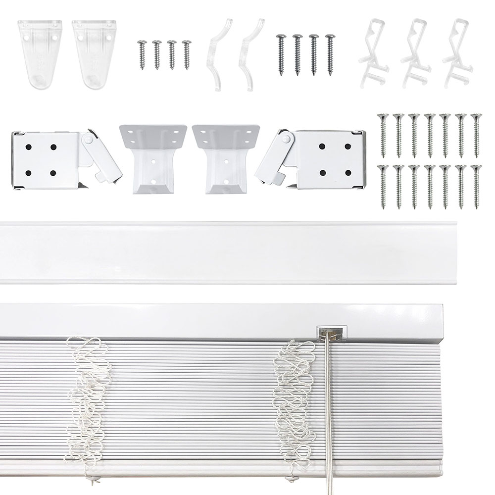PERSIANA HORIZONTAL DE PVC ESTILO MADERA DE 50MM BLANCO 140 X 180 CM ...