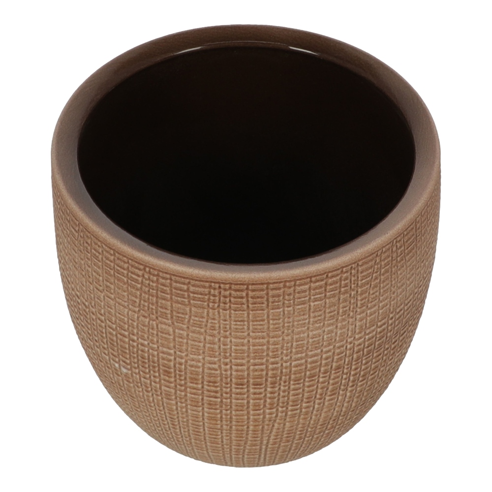 MACETA DECORATIVA 18.5 X 16.8 CM CAFÉ SCHEURICH | The Home Depot México ...
