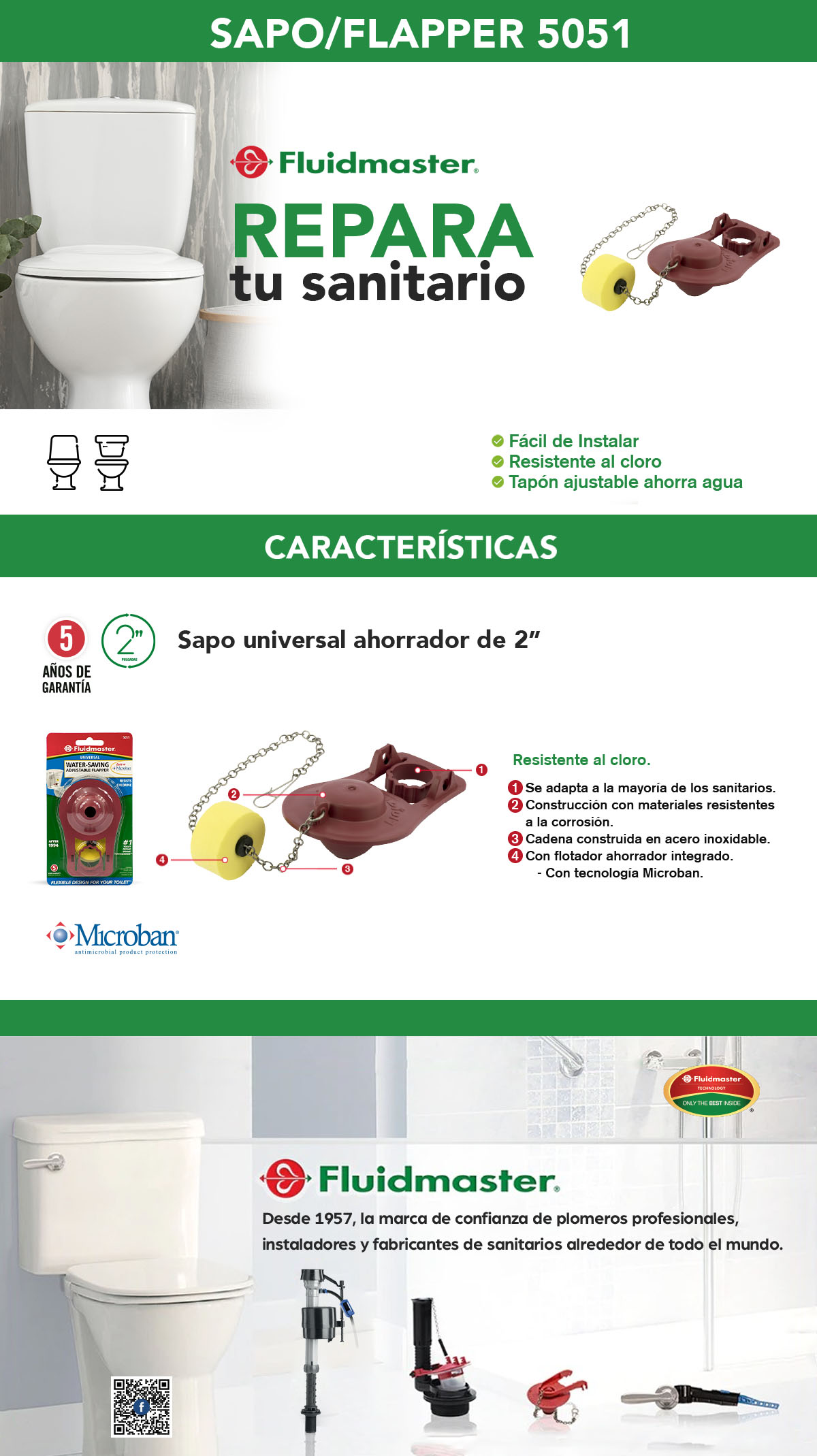 Sapito Universal 2 pulgadas Ajustable para sanitar | The Home Depot México