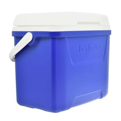 HIELERA AZUL PORTÁTIL DE 26 L PARA 41 LATAS | The Home Depot México