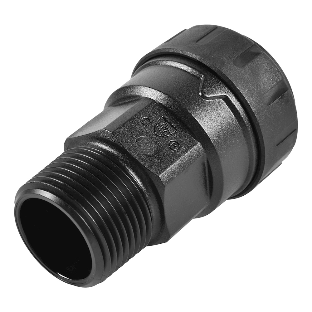 ADAPTADOR MACHO DE 3/4 DE PULGADA DE CONEXIÓN RÁPIDA NEGRO COFLEX | The ...