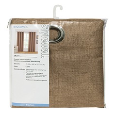 PANEL DE CORTINA DE POLIÉSTER CAFÉ 1.34 X 2.13 M | The Home Depot México