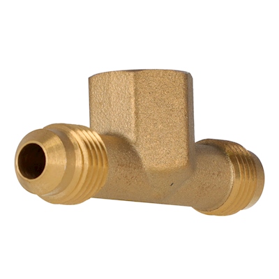 NIPLE TEE DE 5/16 X 5/16 PULGADA DORADO COFLEX | The Home Depot México