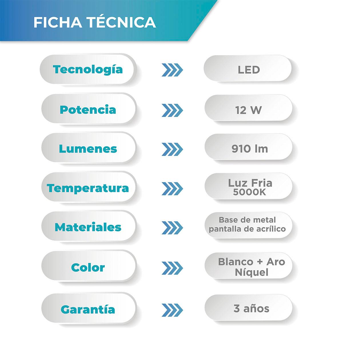PLAFÓN DE TECHO LED 26 X 6 CM BLANCO | The Home Depot México - Ventas a ...