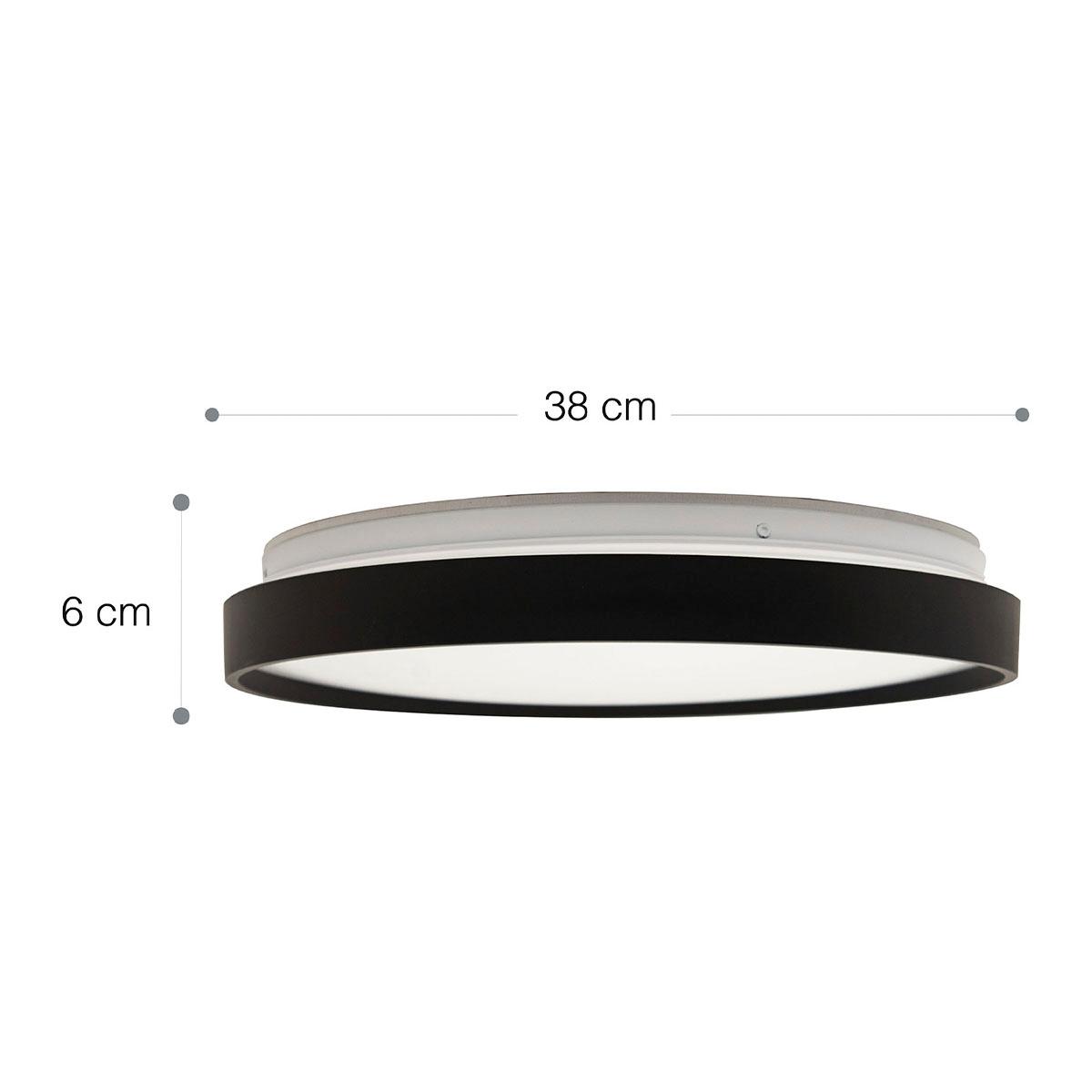 PLAFÓN DE TECHO LED 38 X 6 CM BLANCO | The Home Depot México - Ventas a ...