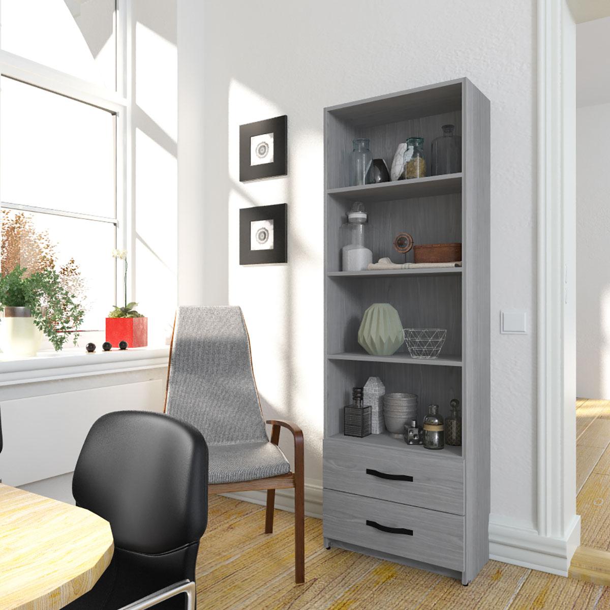 ORGANIZADOR PLAYCON 2 CAJONES 60 X 30 X 184 CM GRI | The Home Depot México