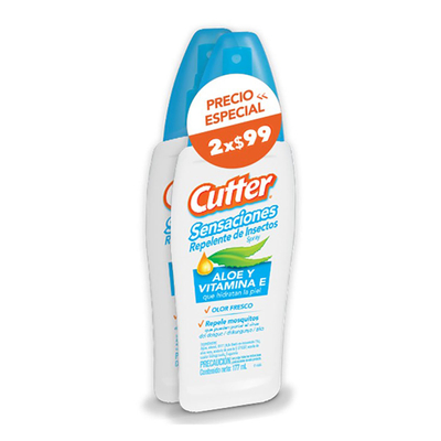 REPELENTE CUTTER SENSACIONES 177 ML 2 PIEZAS | The Home Depot México