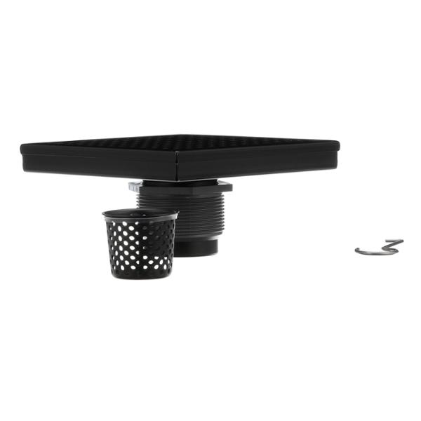 COLADERA CUADRADA 15 X 15 X 7.5 CM NEGRO OATEY | The Home Depot México