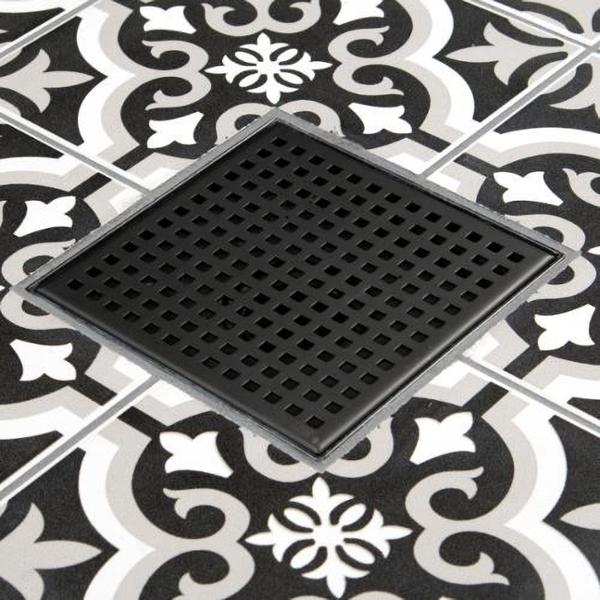 COLADERA CUADRADA 15 X 15 X 7.5 CM NEGRO OATEY | The Home Depot México