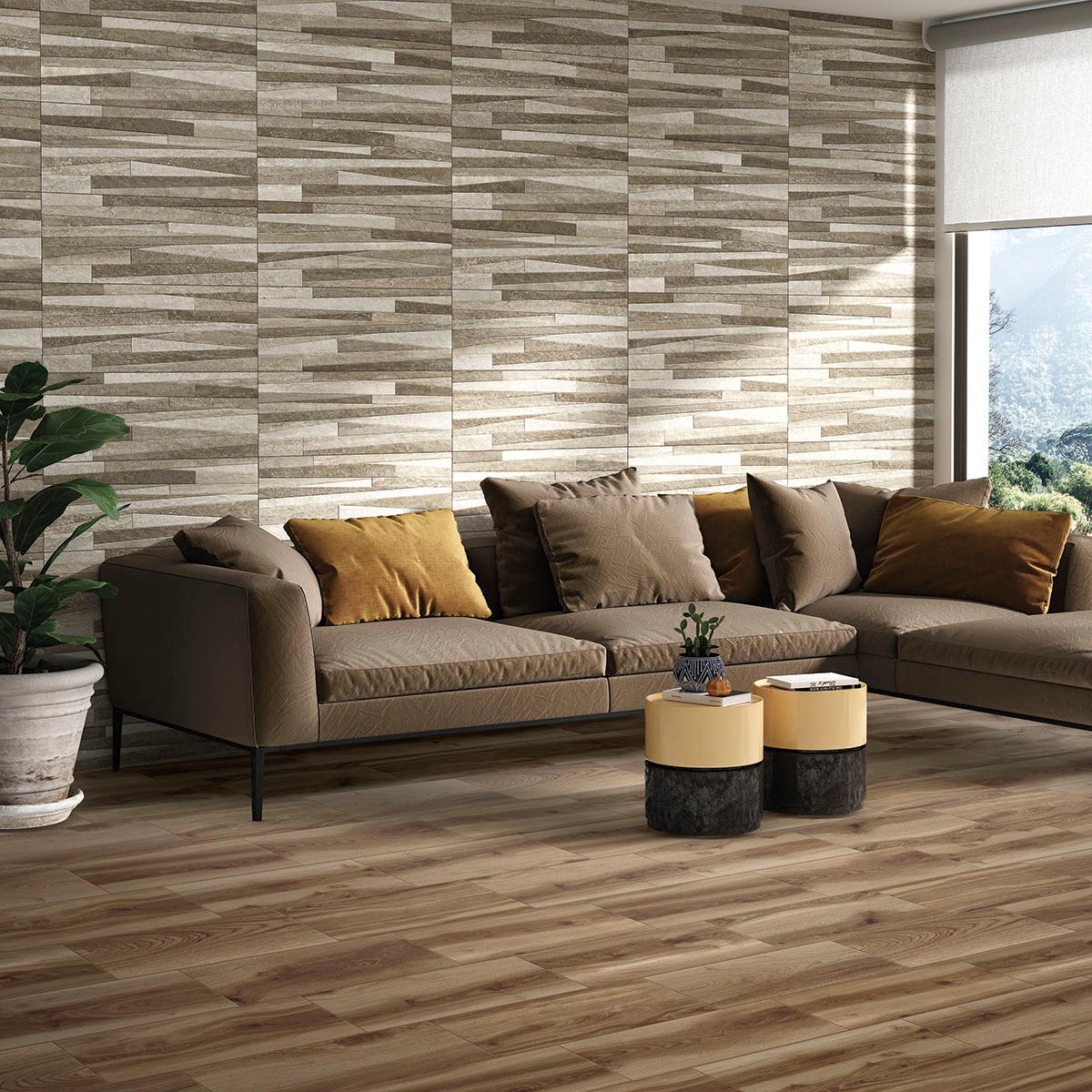 PISO DAVIS 18X55 CAFE 1.49 M2 | The Home Depot México - Ventas a ...
