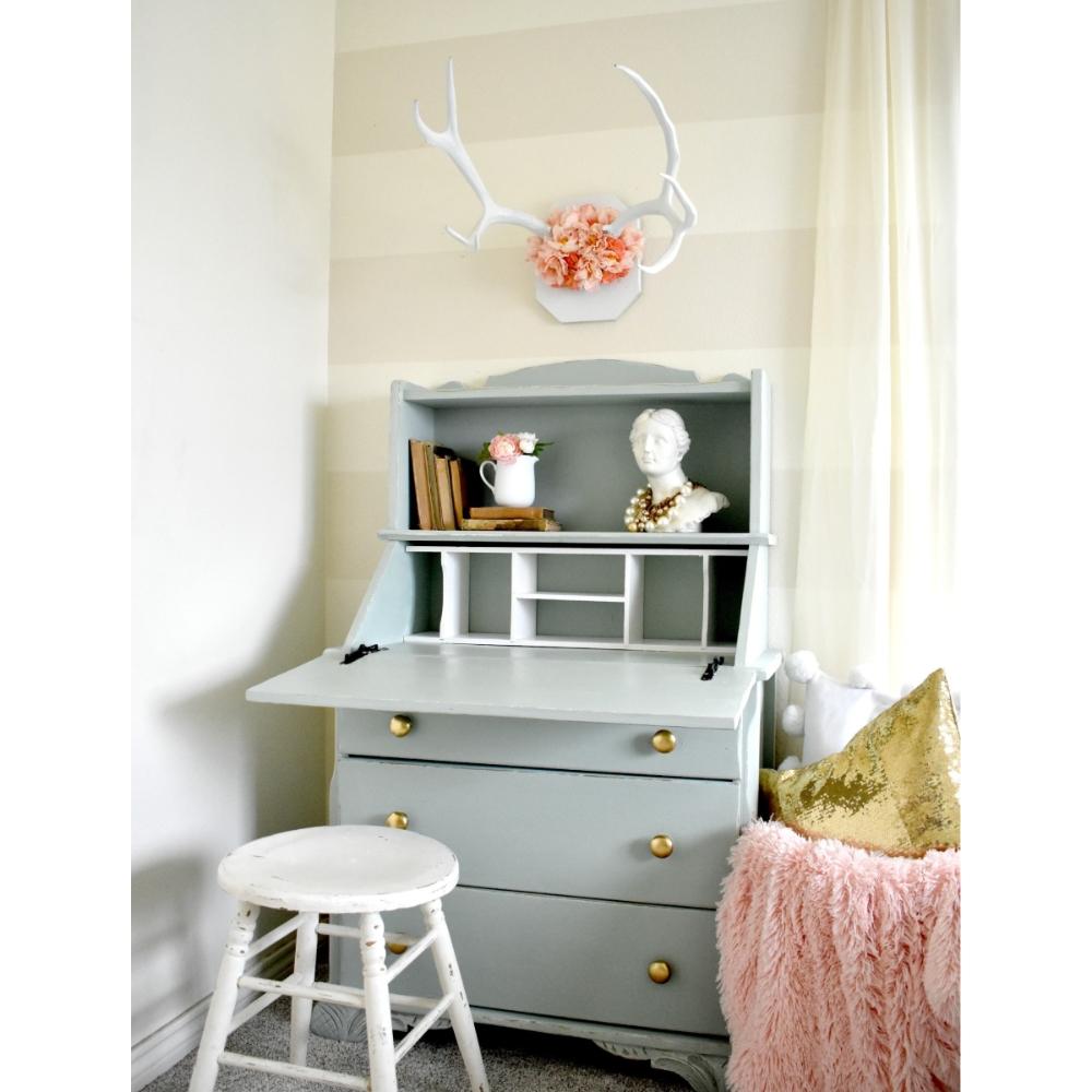 CHALKED PINTURA TIZADA BROCHABLE AZUL SERENO 887ML | The Home Depot ...