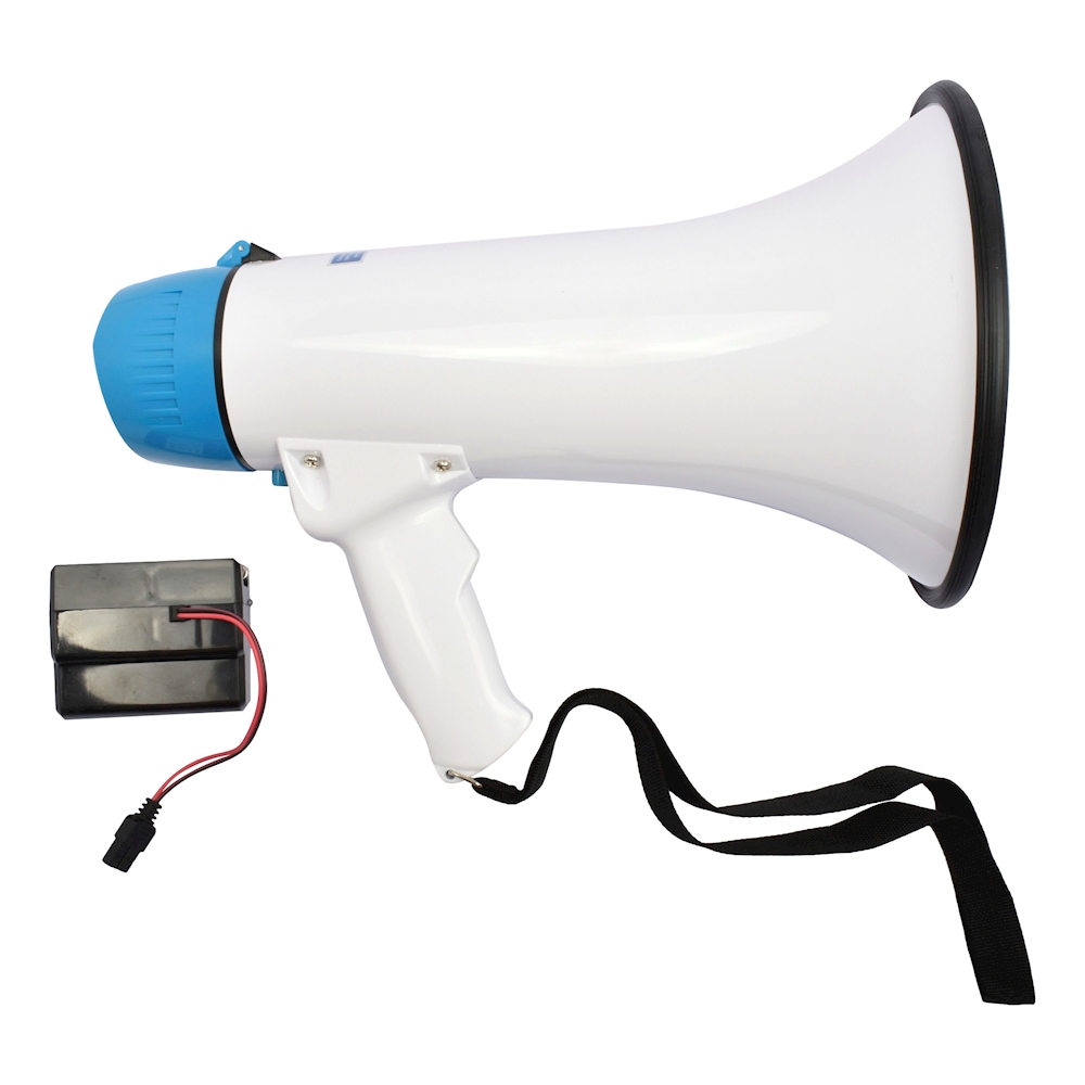 MEGÁFONO DE MANO 25 W CON GRABADORA Y BATERÍA RECA | The Home Depot México