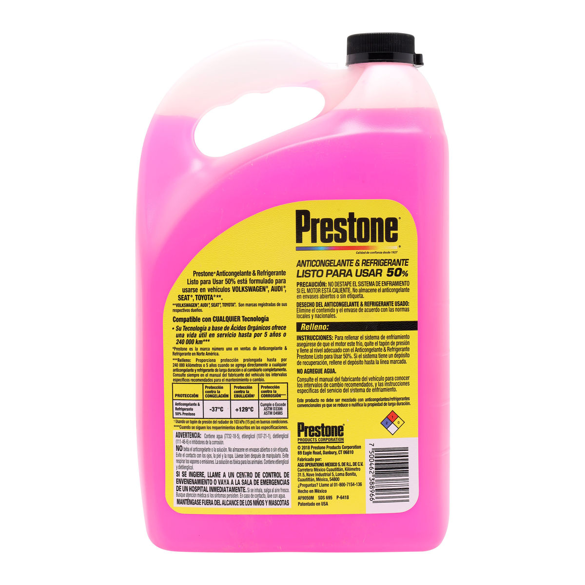 Prestone 128 Oz Antifreezeaf2000 The Home Depot