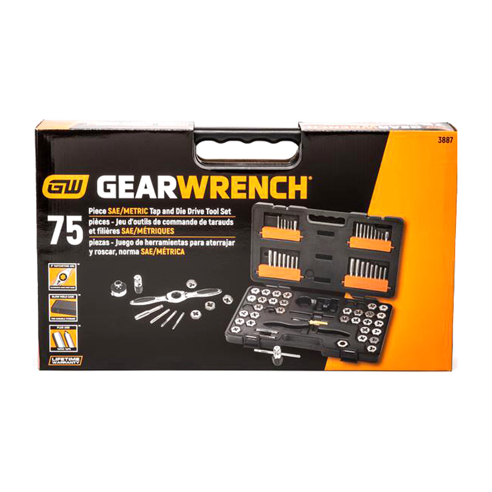 SET DE HERRAMIENTAS MACHUELOS Y TARRAJA 75PZ SAE | The Home Depot ...