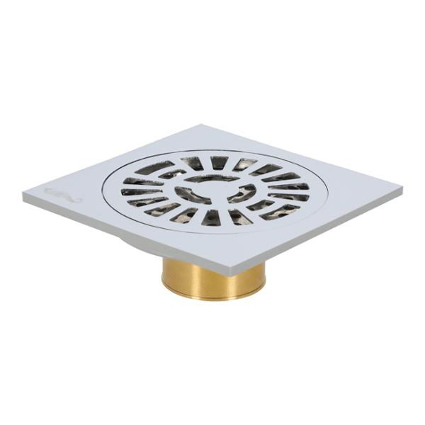 RESUMIDERO CUADRADO 10 X 10 X 3.6 CM PLATA RUGO | The Home Depot México