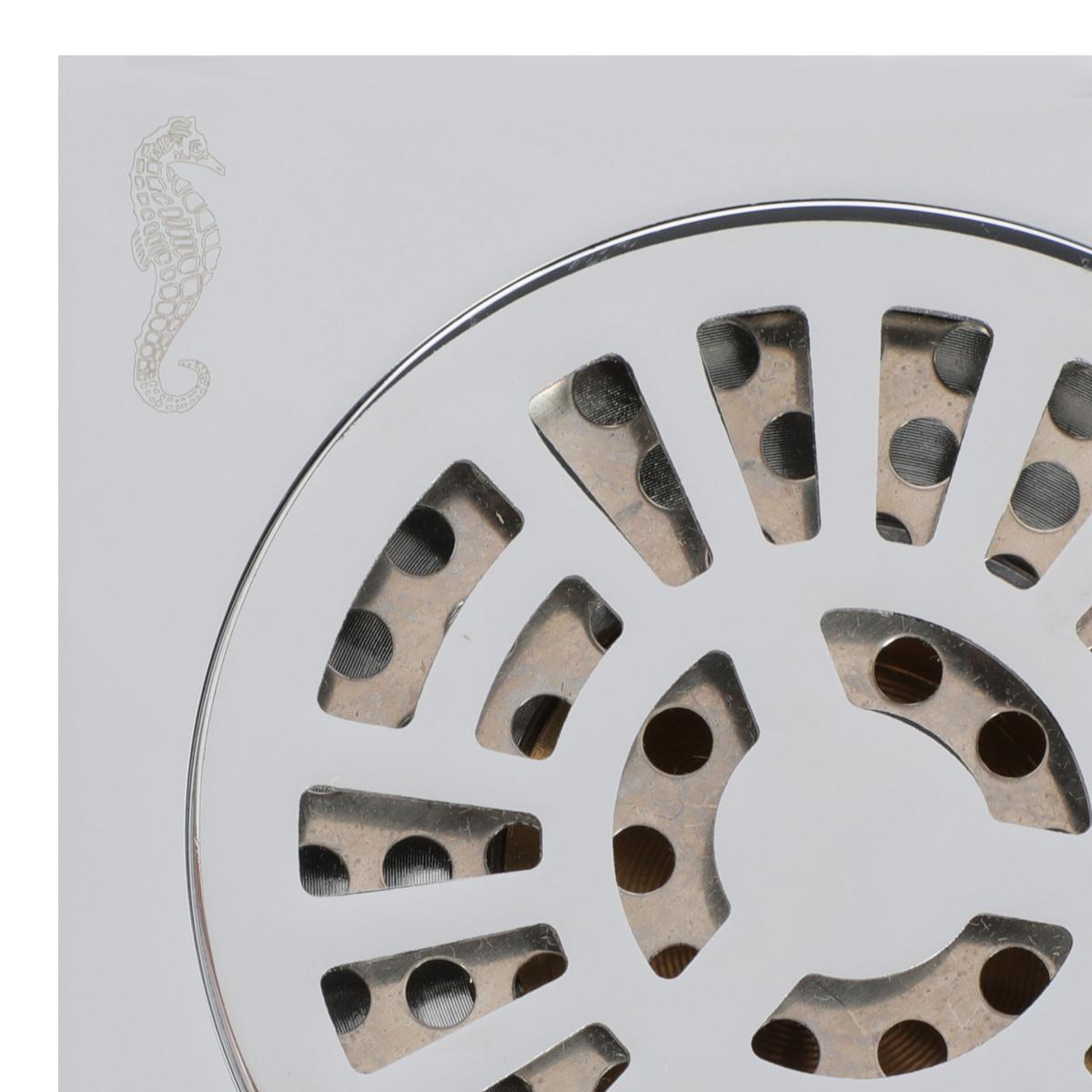 RESUMIDERO CUADRADO 10 X 10 X 3.6 CM PLATA RUGO | The Home Depot México ...