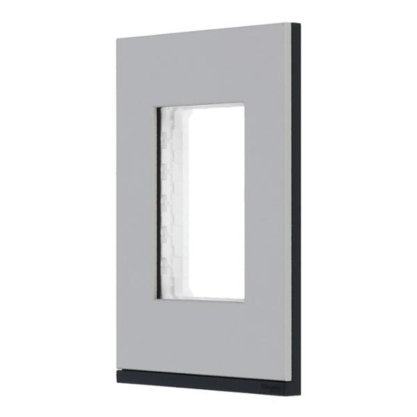 PLACA METÁLICA DECORATIVA DE 3 MÓDULOS ZAMAK PLATA | The Home Depot México