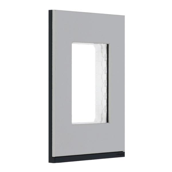 PLACA METÁLICA DECORATIVA DE 3 MÓDULOS ZAMAK PLATA | The Home Depot México