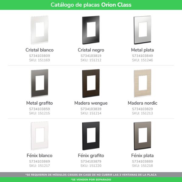 PLACA METÁLICA DECORATIVA DE 3 MÓDULOS ZAMAK PLATA | The Home Depot México