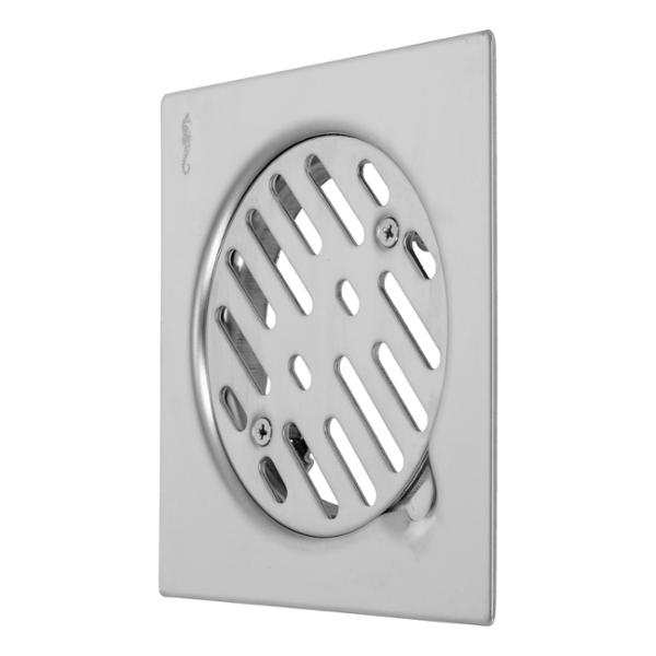 RESUMIDERO CUADRADO 15 X 15 X 2.4 CM PLATA RUGO | The Home Depot México