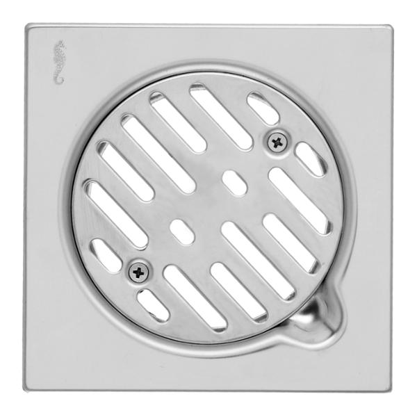 RESUMIDERO CUADRADO 15 X 15 X 2.4 CM PLATA RUGO | The Home Depot México