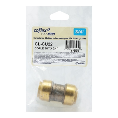 COPLE DE 3/4 X 3/4 DE PULGADA BRONCE COFLEX | The Home Depot México