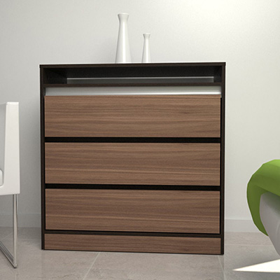 CAJONERA 3 CAJONES 81.9X80X39.6 | The Home Depot México