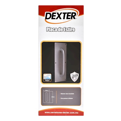 PLACA DE ESTIRE 30 X 10 CM PLATA | The Home Depot México