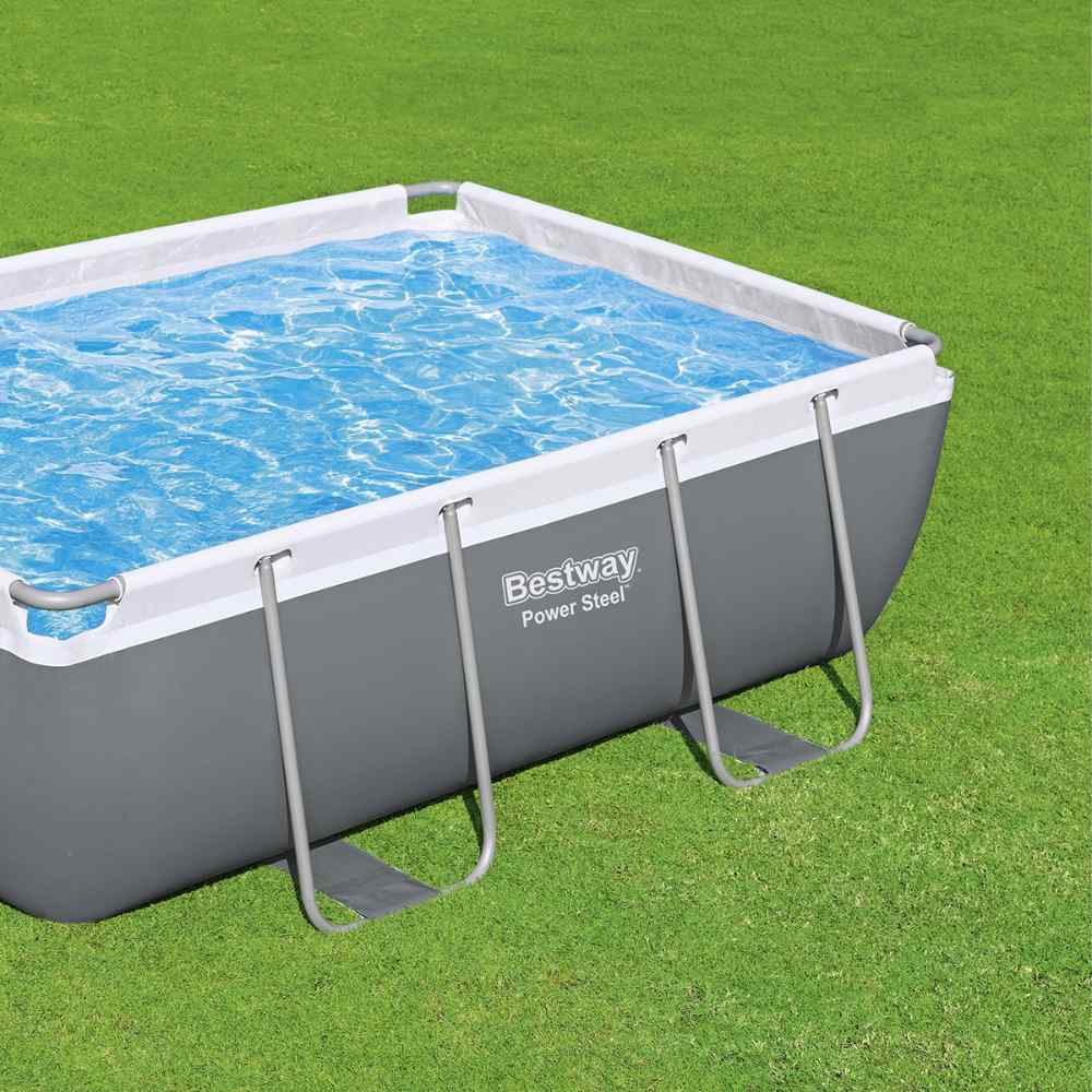 ALBERCA ESTRUCTURAL RECTANGULAR COLOR GRIS BESTWAY | The Home Depot ...