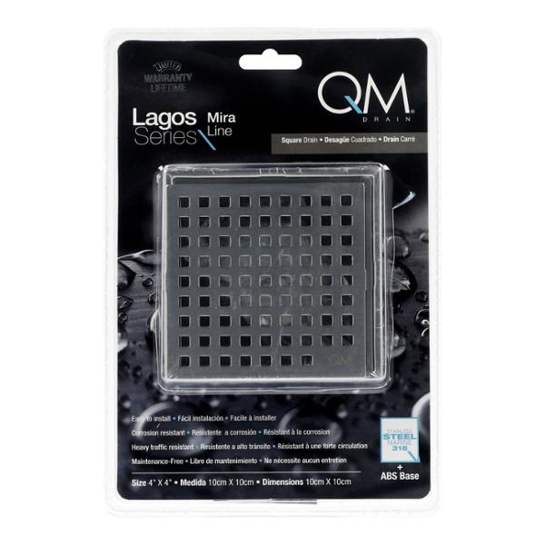 COLADERA CUADRADA 10 X 10 CM ACERO INOXIDABLE | The Home Depot México