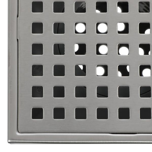 COLADERA CUADRADA 10 X 10 CM ACERO INOXIDABLE | The Home Depot México