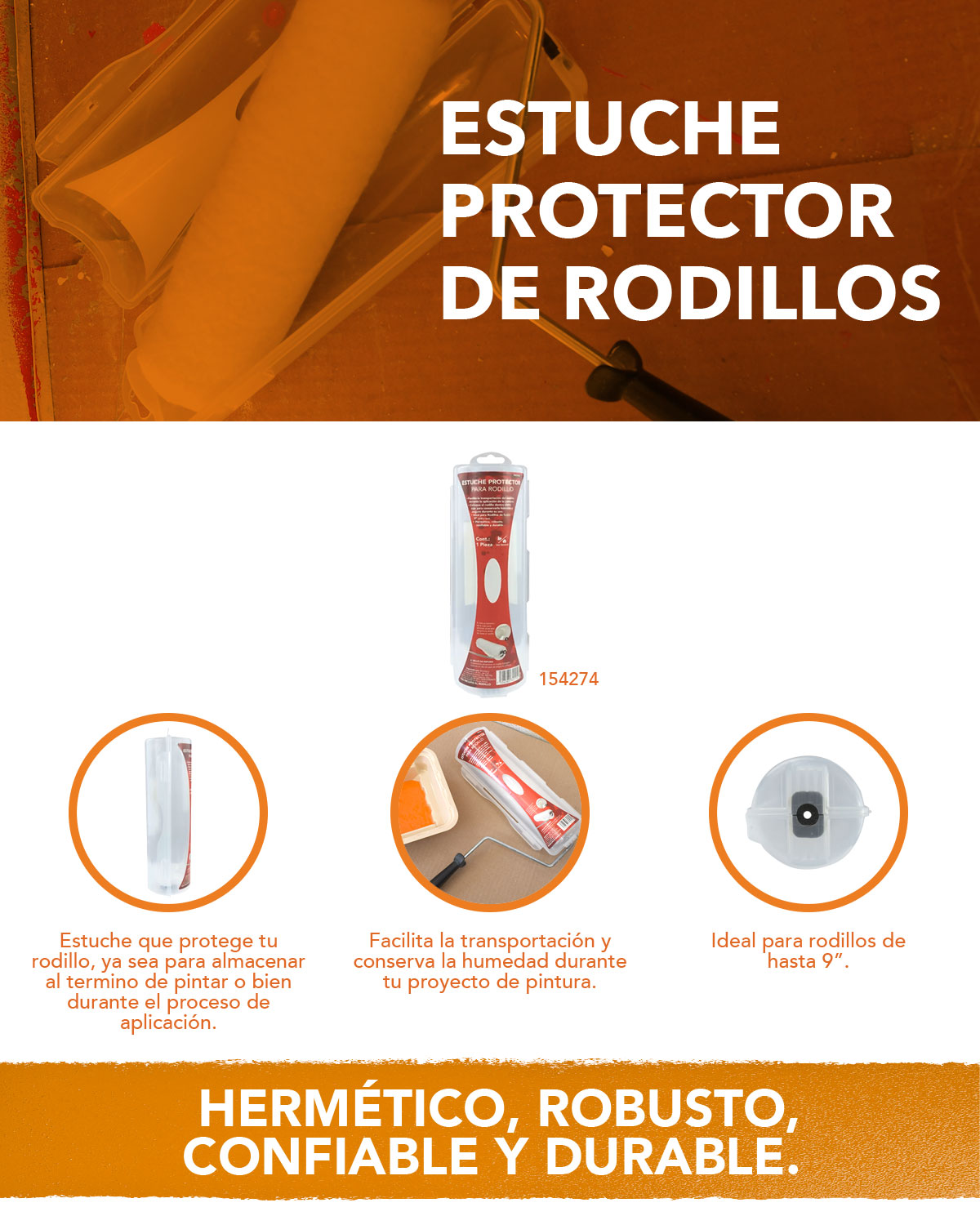 ESTUCHE PROTECTOR DE RODILLOS | The Home Depot México